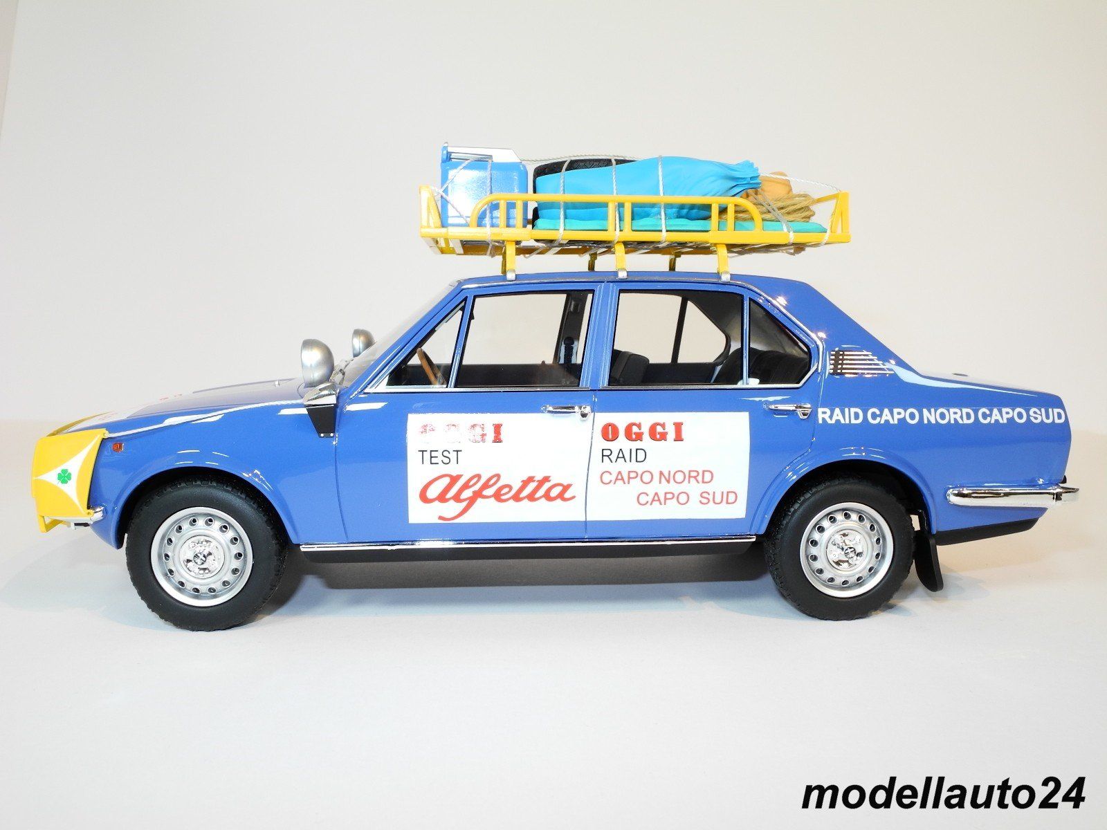 Alfa Romeo Alfetta 1.8 Raid Capo Nord 1973 Laudoracing 1:18 (Neu und ...