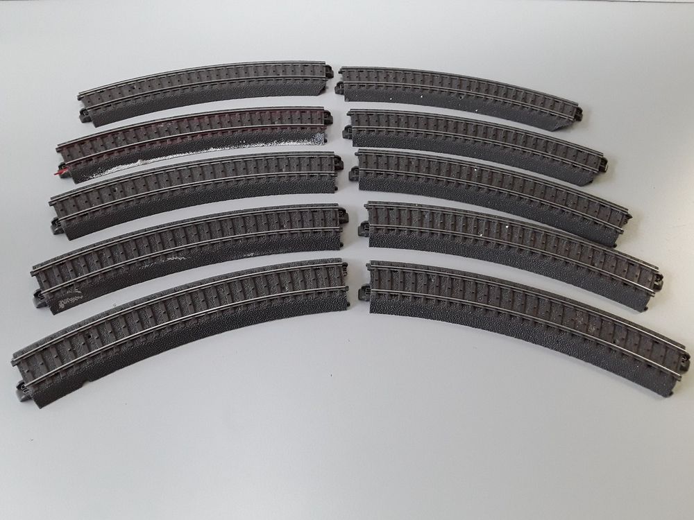 Märklin C Gleis 24130 _ 10 x gebogenes Gleis Kurve _ Spur H0 | Kaufen auf Ricardo
