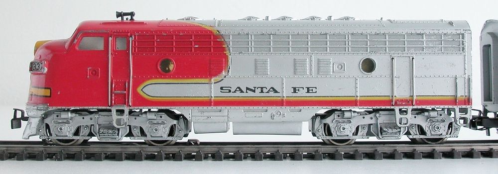 Märklin Diesellokomotive EMD F7 2-teilig SANTA FE Spur H0 (Gebraucht ...