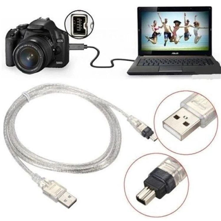 Mini DV USB Datenkabel FireWire 1394 4Pin HDV Camcorder PC (Neu (gemäss Beschreibung)) in ...