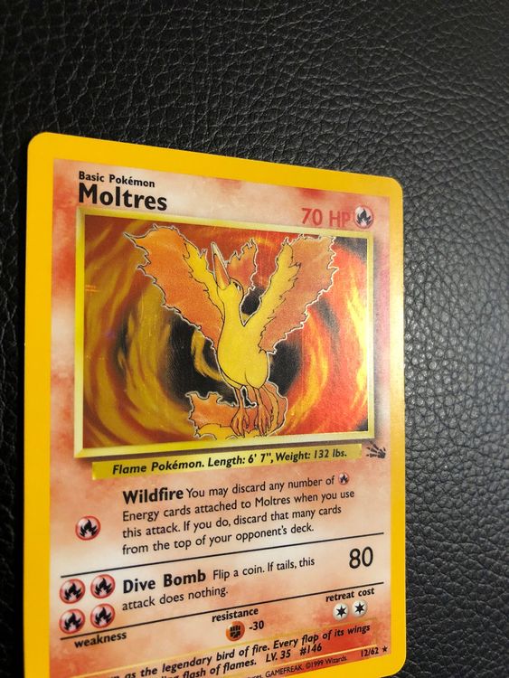 1999 Fossil Moltres Holo 12/62 Ab 1 (Gebraucht) in Paradiso für CHF 1 ...
