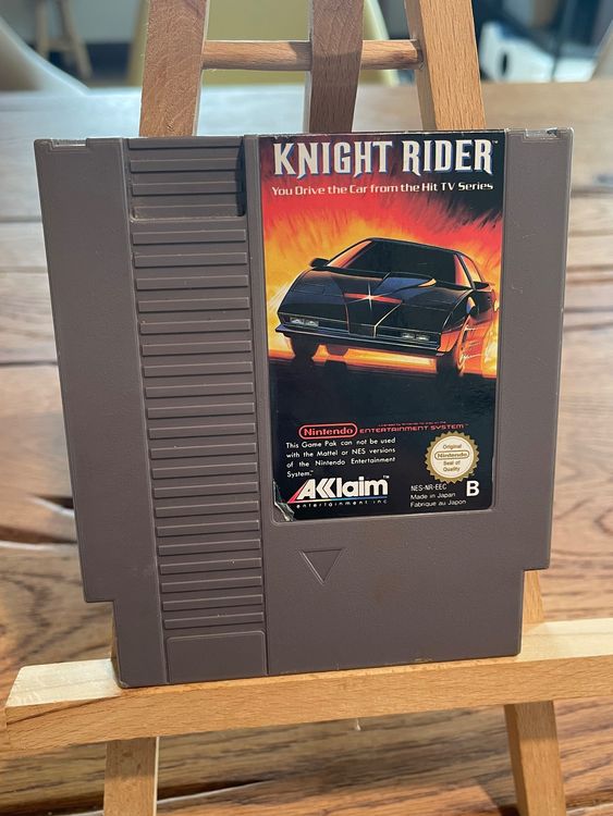 Knight Rider NES Modul Rarität Klassiker 80er Kult Spiel (Gebraucht) in ...