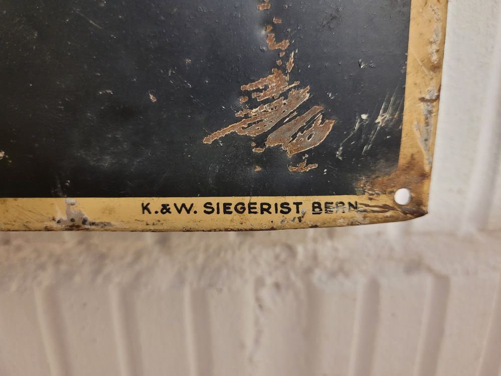 Altes Blechschild RIO 6 (Villiger) Stumpen Suisse Zigarren (Gebraucht ...