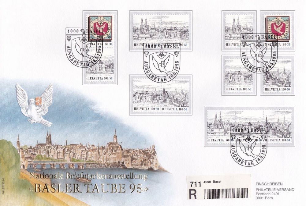 125 Jahre Basler Taube - R-Brief 1995 | Kaufen auf Ricardo