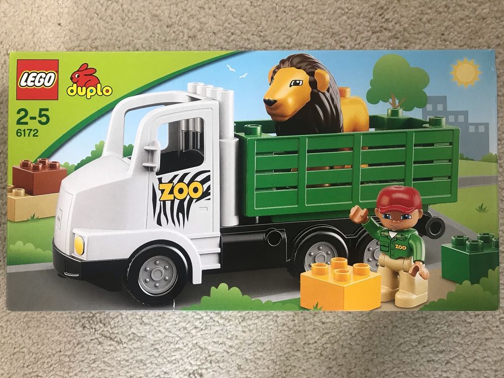 Lego Duplo 6172: Zootransporter mit Figur und Löwe / NEU (Neu und originalverpackt) in ...