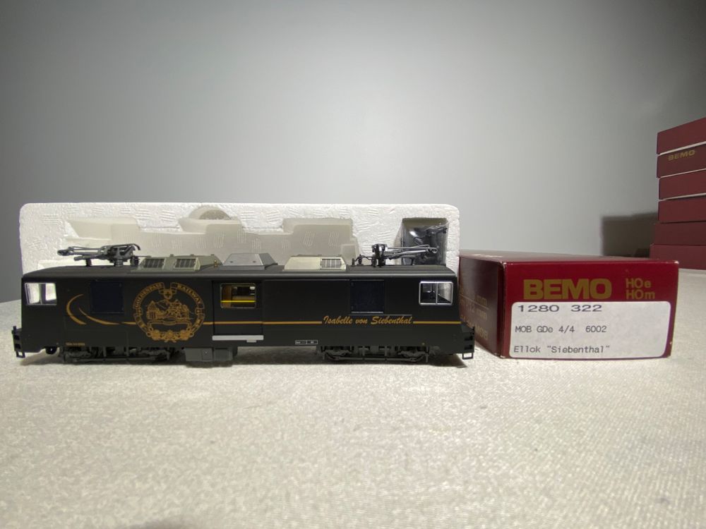 BEMO MOB GDe 4/4 6002 Ellok "Siebenthal" (Neu (gemäss Beschreibung)) in ...
