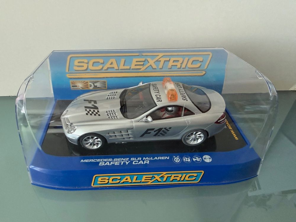 SLOT CAR SCALEXTRIC 1/32 Mercedes Benz SLR McLaren F1 Safety (Gebraucht ...