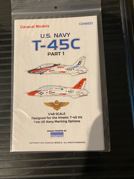 1/48 US NAVY T-45C PART 1 DECALS | Kaufen auf Ricardo