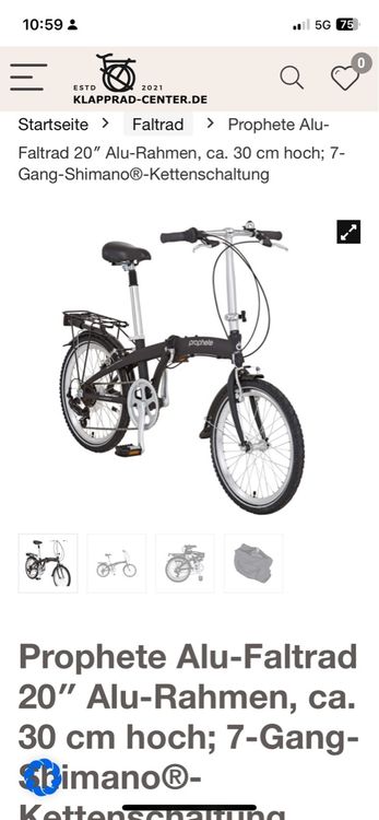 Prophete alu folding bike (Gebraucht) in Zürich für CHF 130 – nur ...