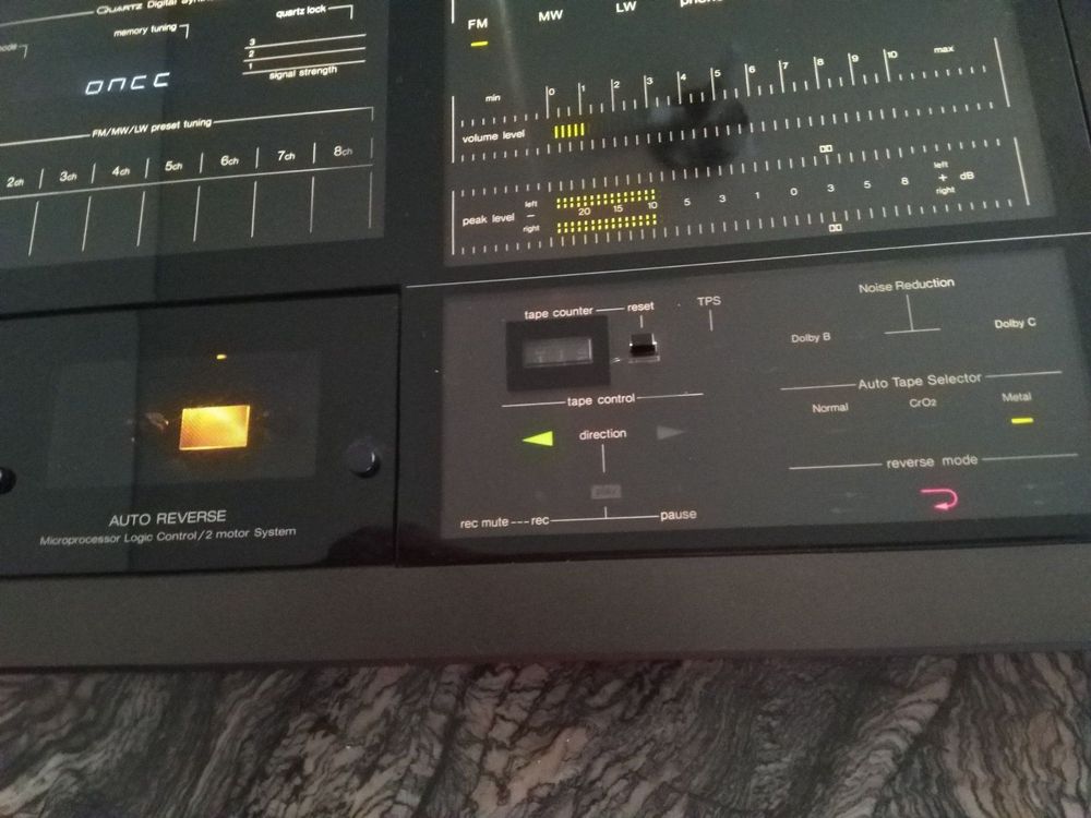 TECHNICS SA-R100 FM/AM Stereo Cassette Receiver+ BDA (Defekt) in Hinwil ...