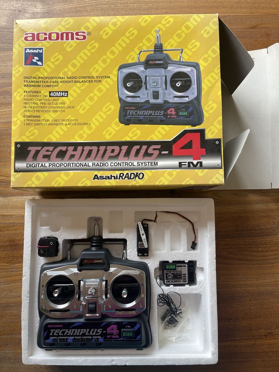 Acoms Techniplus-4 FM RC Fernsteuerung – Originalverpackt (Neu (gemäss ...