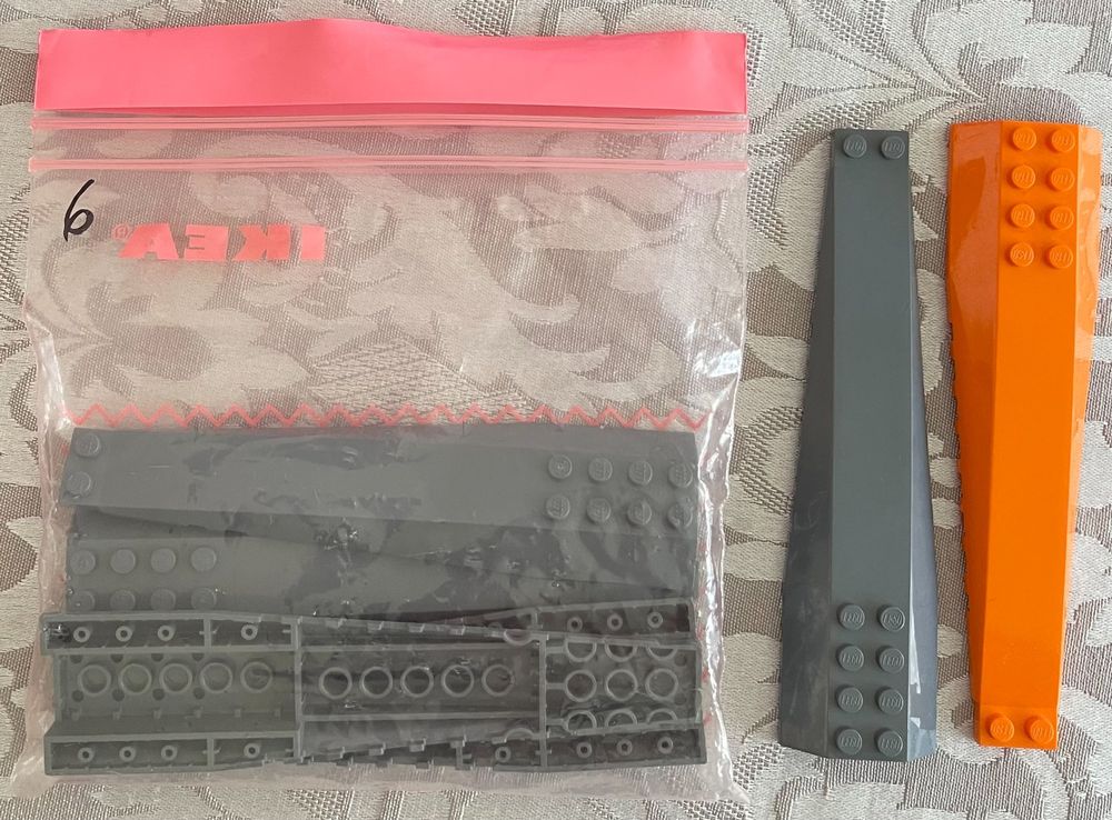 Lego 6 x Wedge 16 x 4 Triple Curved (Gebraucht) in Glattpark(Opfikon ...