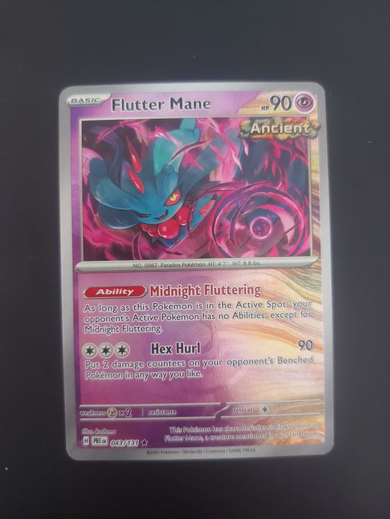 Flutter Mane Pokeball #043 Prismatic Evolution EN (PRE) | Kaufen auf ...