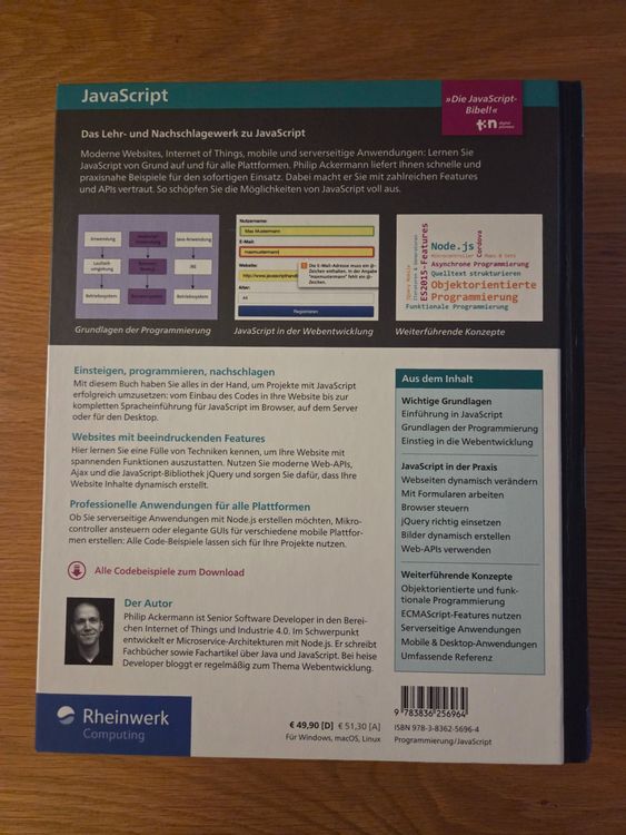 JavaScript - Das umfassende Handbuch (Gebraucht) in Zeiningen für CHF ...