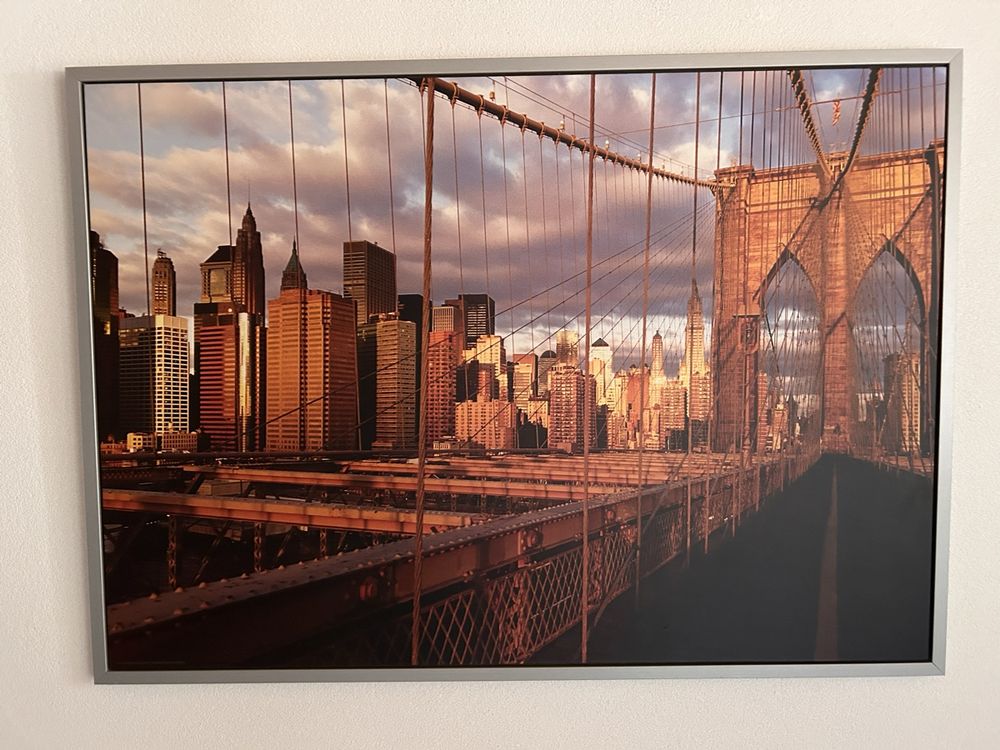 New York Bild, Wandbild gross 140x100cm (Neu (gemäss Beschreibung)) in Bern für CHF 20 – nur ...