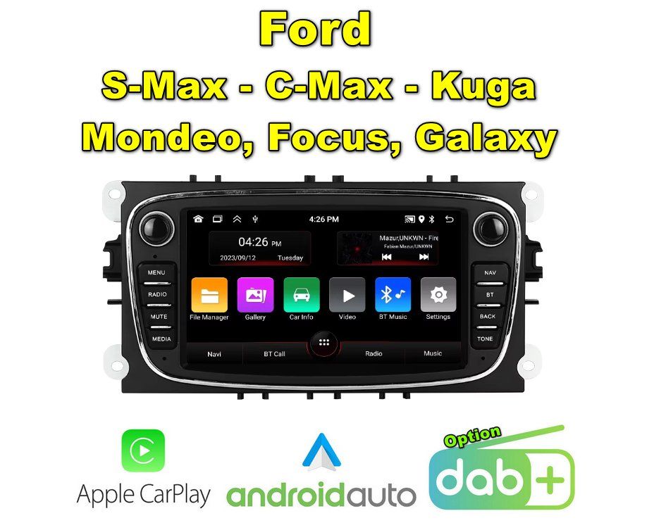 Radio Ford S-MAX, C-MAX, Kuga, Mondeo, Focus, Galaxy, etc... (Neu und ...