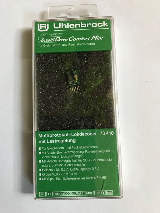 uhlenbrock 73410, multiprotokoll lokdecoder mit lastregelung (Gebraucht) in liestal für CHF 19.9 ...