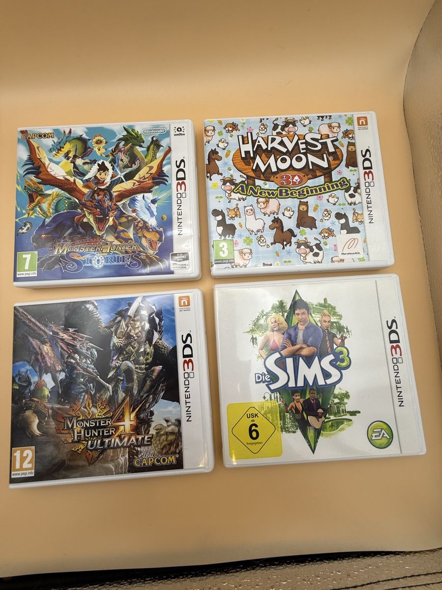 3DS Spiele Bundle mit Monster Hunter und Harvest Moon (Gebraucht) in ...