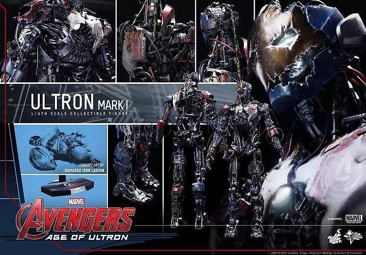 Hot Toys Ultron Mark 1 Avengers Age of Ultron Action Figure (Gebraucht ...