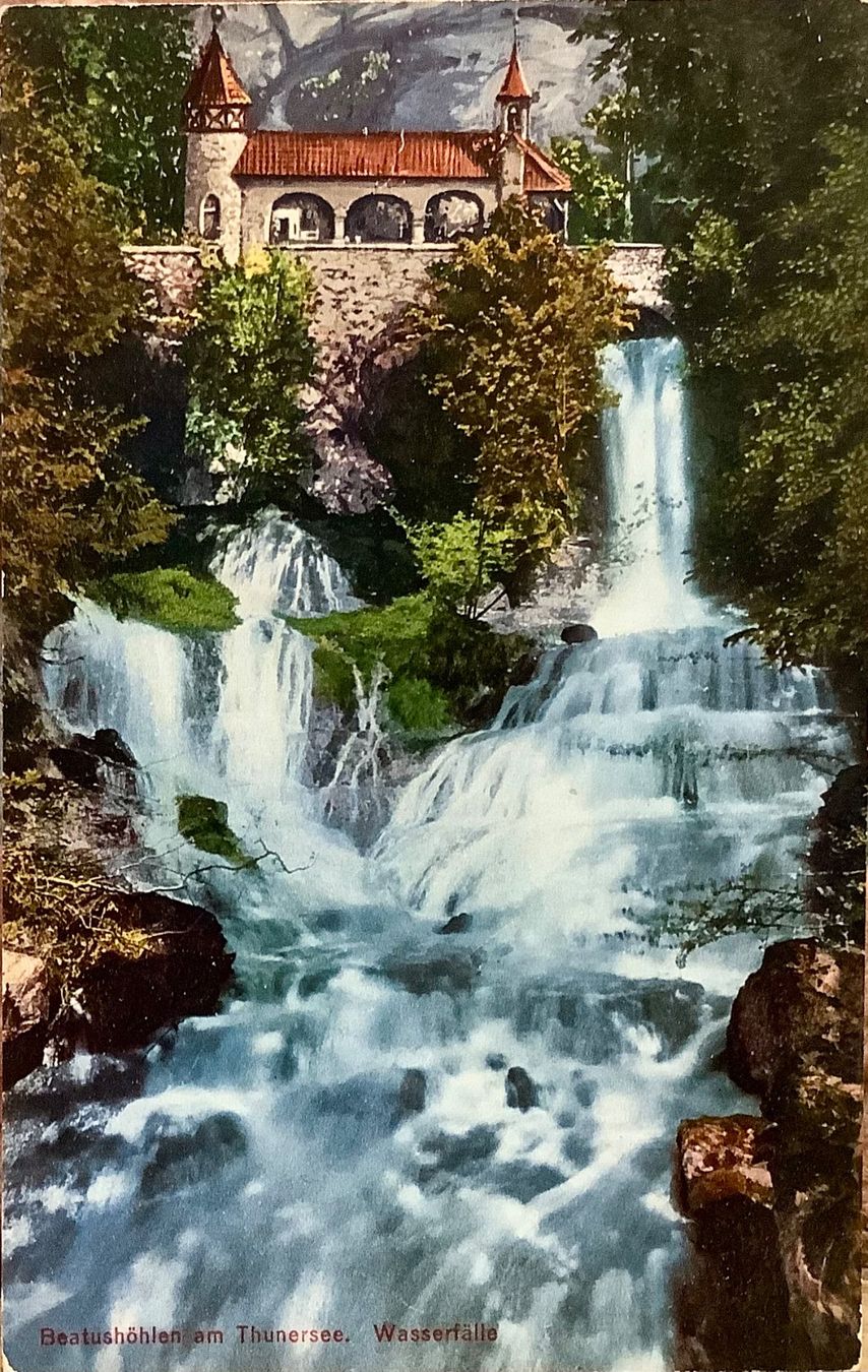 Alte AK - BEATUSHÖHLEN am Thunersee - Wasserfälle (Gebraucht) in Root für CHF 1 – mit Lieferung ...