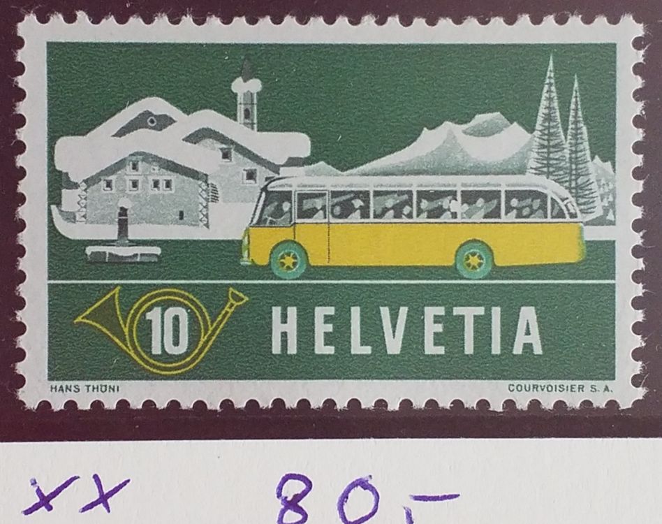2274) 314. Pf1, Abart Blinder Passagier postfrisch Kt 80 (Neu (gemäss ...