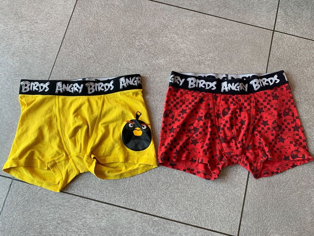 2 pc Boxer shorts ANGRY BIRDS gr.146 - 152 | Kaufen auf Ricardo