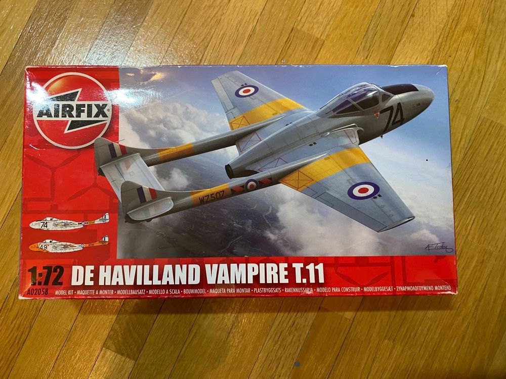 Airfix DH Vampire T.11 1/72 (Neu (gemäss Beschreibung)) in für CHF 7.5 – mit Lieferung auf ...
