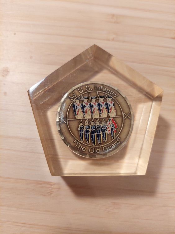 Plakette, Badge 3d U.S. Infantery The Old Guard, Fort Meyr (Gebraucht ...