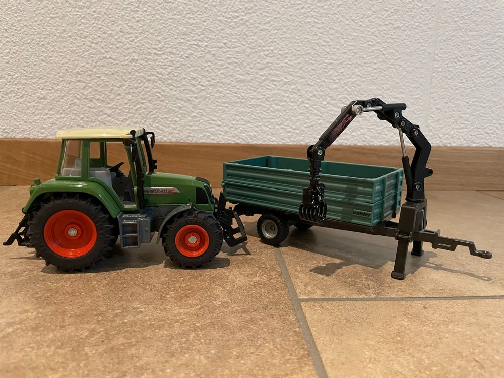 SIKU Fendt 411 mit Oehler Kranwagen (Neu und originalverpackt) in ...