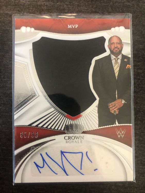 Panini Crown Royal WWE MVP patch-auto 65/99 | Kaufen auf Ricardo
