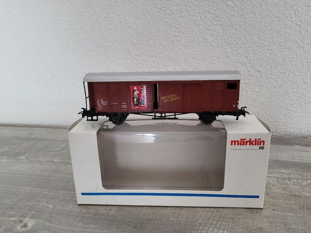 Märklin SBB-CFF Ged. Güterwagen 4698 mit Symbol "Zirkus Knie (Gebraucht ...