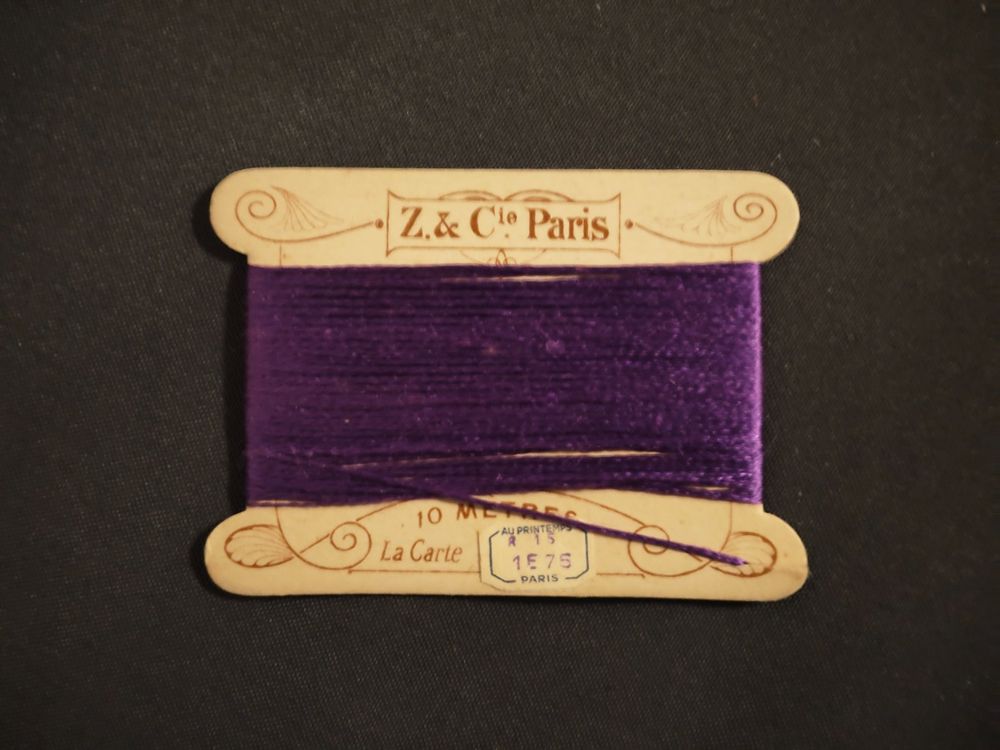 Seidenfaden zum Stopfen / Nähen, aus Paris, Anfang 20. Jahr (Gebraucht ...