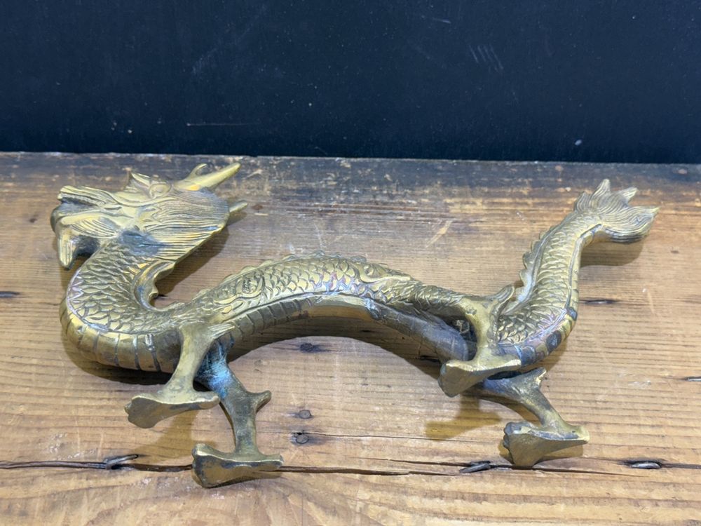 Vontage Messing Dragon mit wunderschöner Patina ! (Gebraucht) in ...