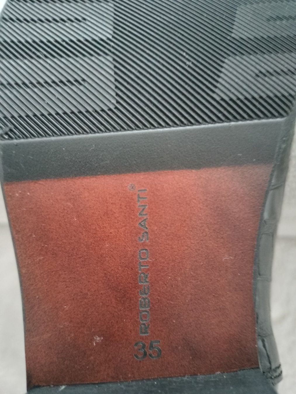 Schwarze Herbst-Boots im Kroko-Look, Grösse 35, neu (Neu (gemäss ...