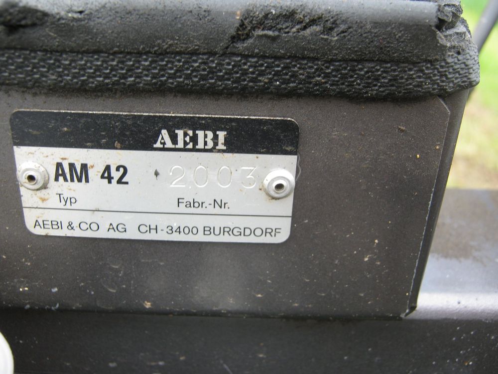 Motormäher Eingraser Aebi AM 42 (Defekt) in Gebenstorf für CHF 506 ...