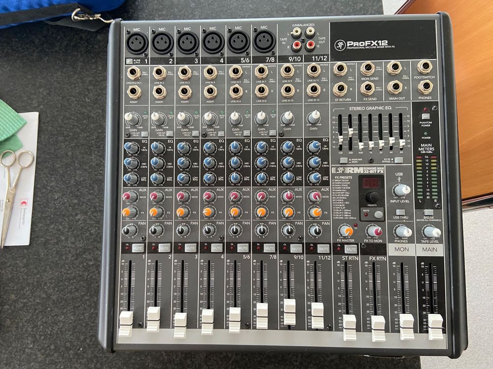 Mischpult ProFX12 Mic/Line Mixer with FX | Kaufen auf Ricardo