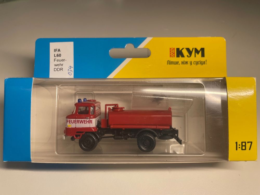 IFA L60 Feuerwehr DDR Tankwagen 1/87 (HO) | Kaufen auf Ricardo