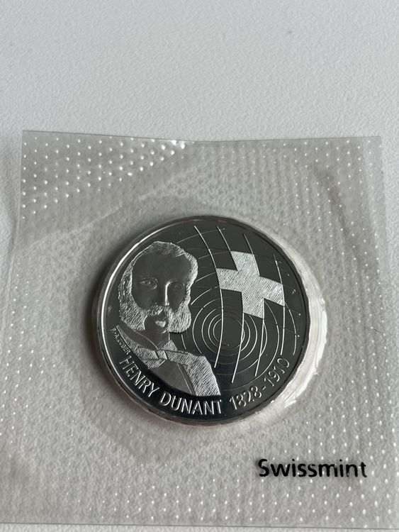 Henry Dunant Gedenkmünze 20 Franken 2010 (Gebraucht) in Emmen für CHF 21 – mit Lieferung auf ...