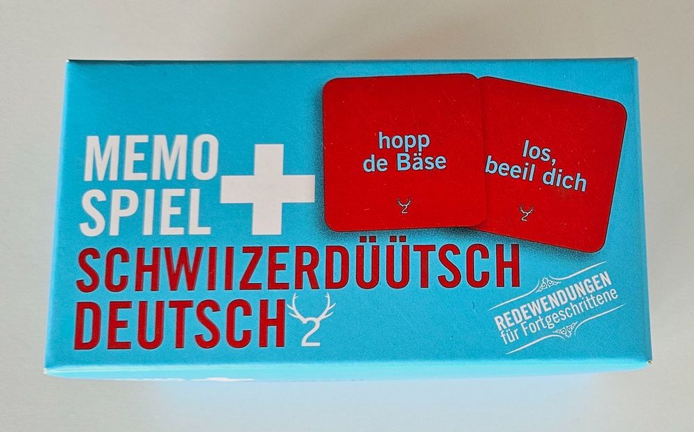 Memospiel Schwiizerdüütsch-Deutsch Redewendungen (Neu (gemäss ...