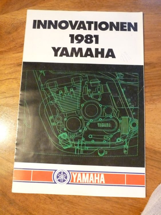 Yamaha Innovationen 1981 Prospekt Rarität Motorrad Oldtimer (Gebraucht) in Huttwil für CHF 10 ...