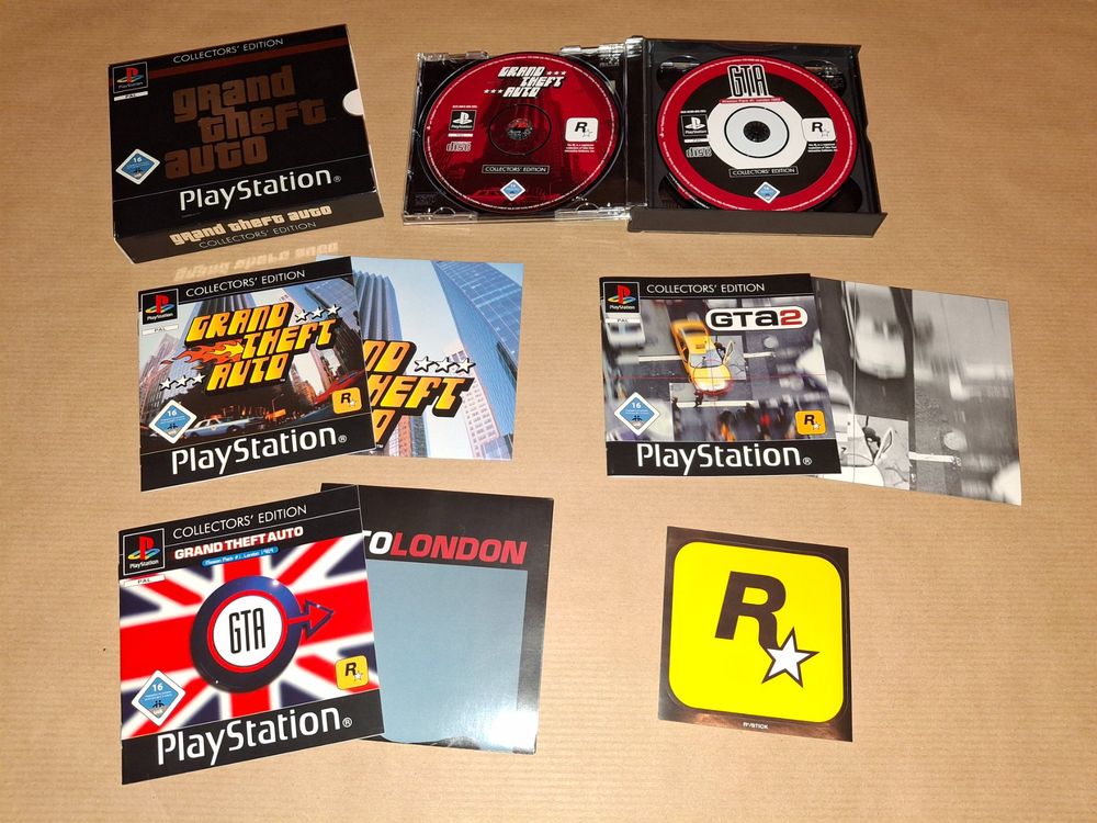 GTA Grand Theft Auto Collector's Edition - komplett - PS1 (Gebraucht ...