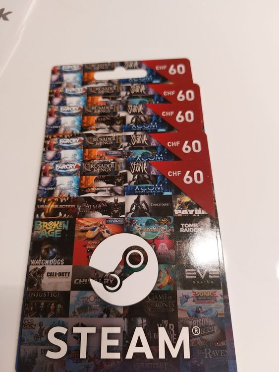 Steam Karte (Gebraucht) in Aristau für CHF 90 – nur Abholung auf Ricardo kaufen