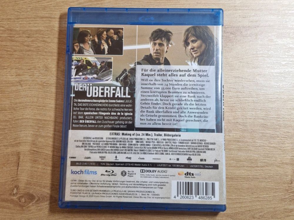 Der Überfall - Es geht um mehr als Geld (2018) Bluray (Gebraucht) in ...