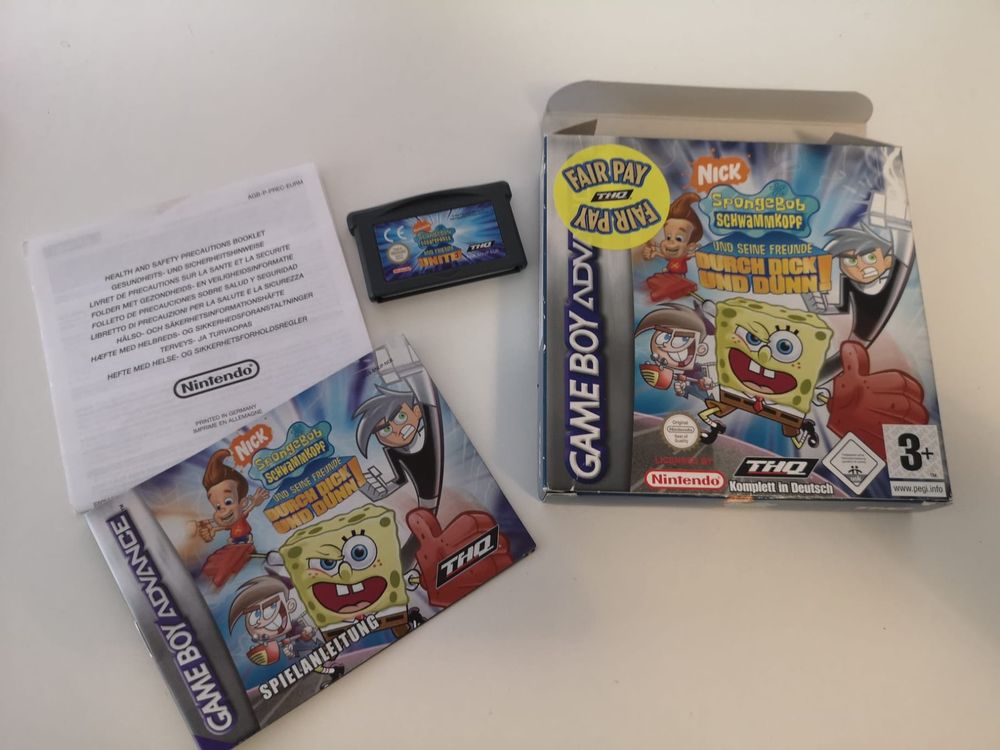 Spongebob Schwammkopf und seine (Gameboy Advance) in OVP (Gebraucht) in ...
