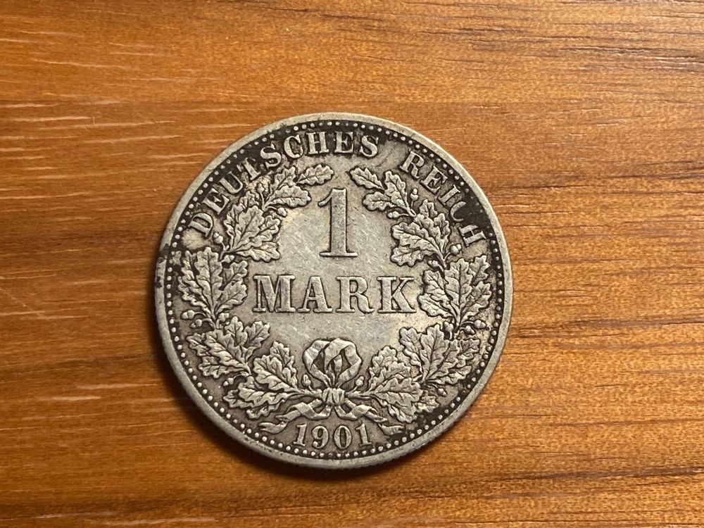 1 Mark 1901 F Silber deutsches Reich | Kaufen auf Ricardo