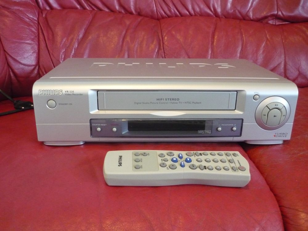 VHS Videorecorder - Philips VR 530 mit Fernbedienung (Gebraucht) in ...