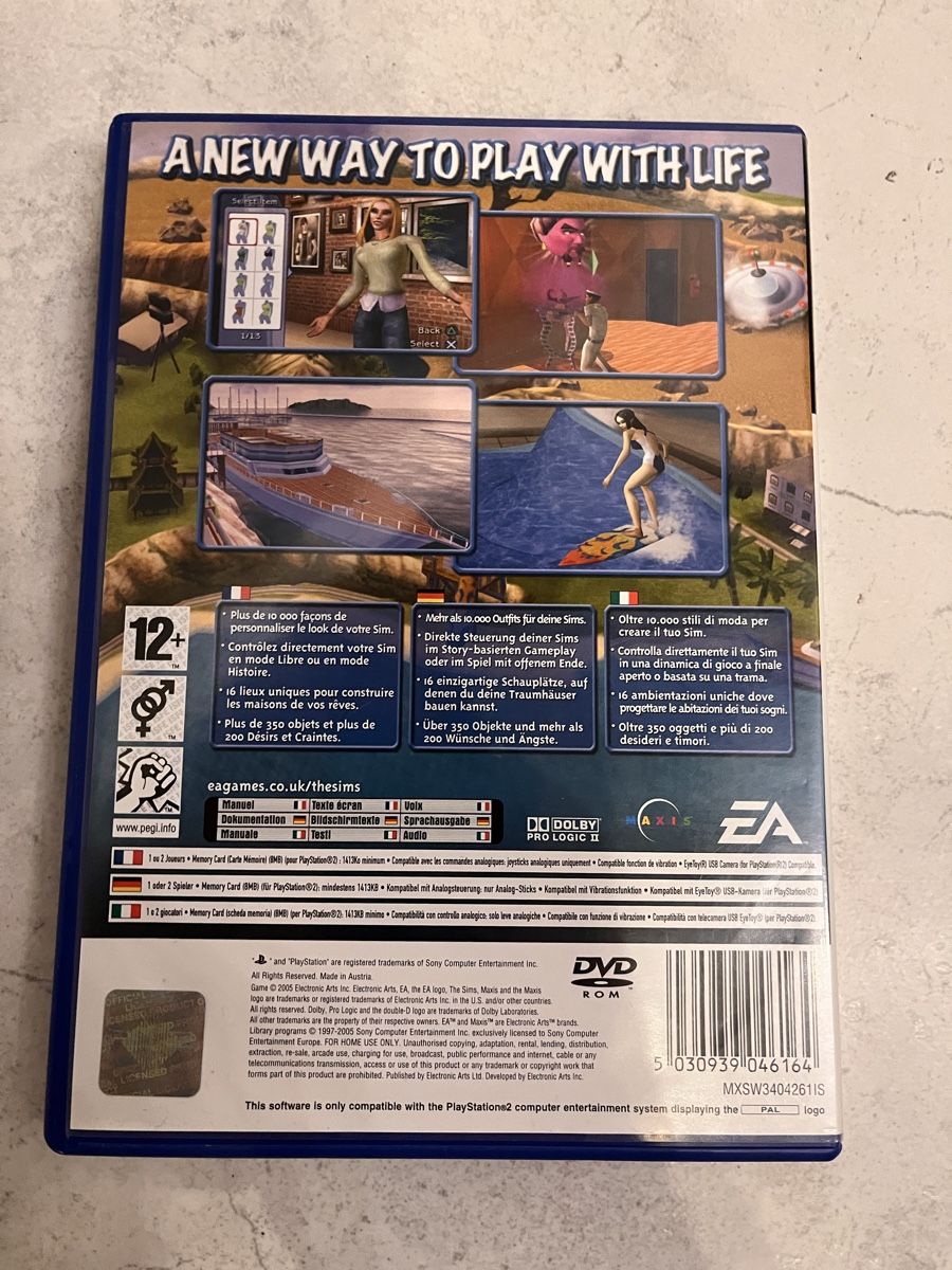 The Sims 2 – PlayStation 2 (PS2) – Komplett (Gebraucht) in Widnau für ...
