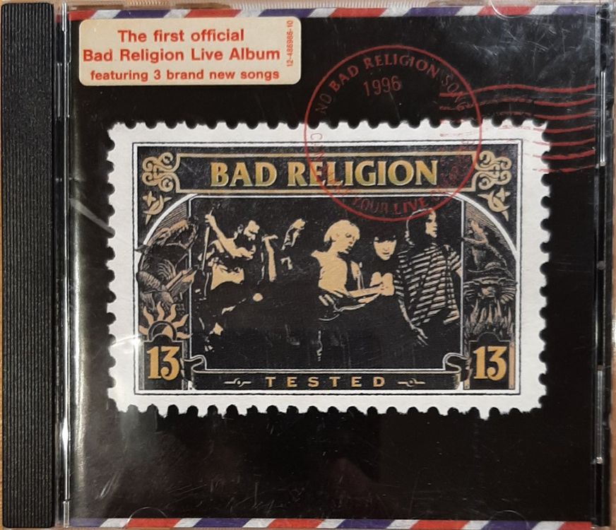 Bad Religion - Tested (Live), USA Punk Rock Live Album 1997 (Gebraucht ...
