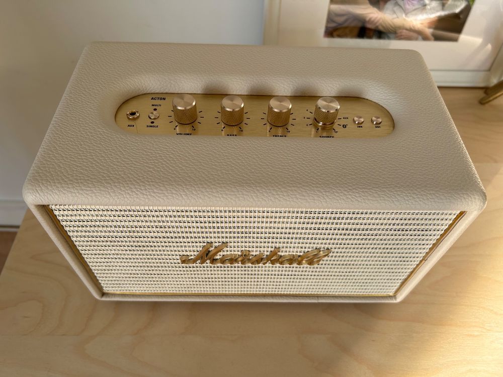 Marschall Acton Bluetooth Lautsprecher Creme | Kaufen auf Ricardo