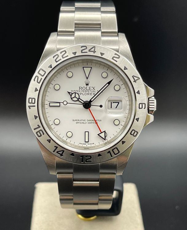 Rolex Explorer II Ref.16570 White Caliber 3186 Full Set 2011 (Gebraucht ...